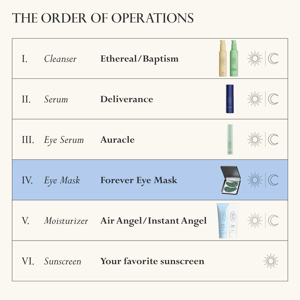 Forever Eye Mask | The Original Reusable Silicone Gel Eye Pads | Dieux